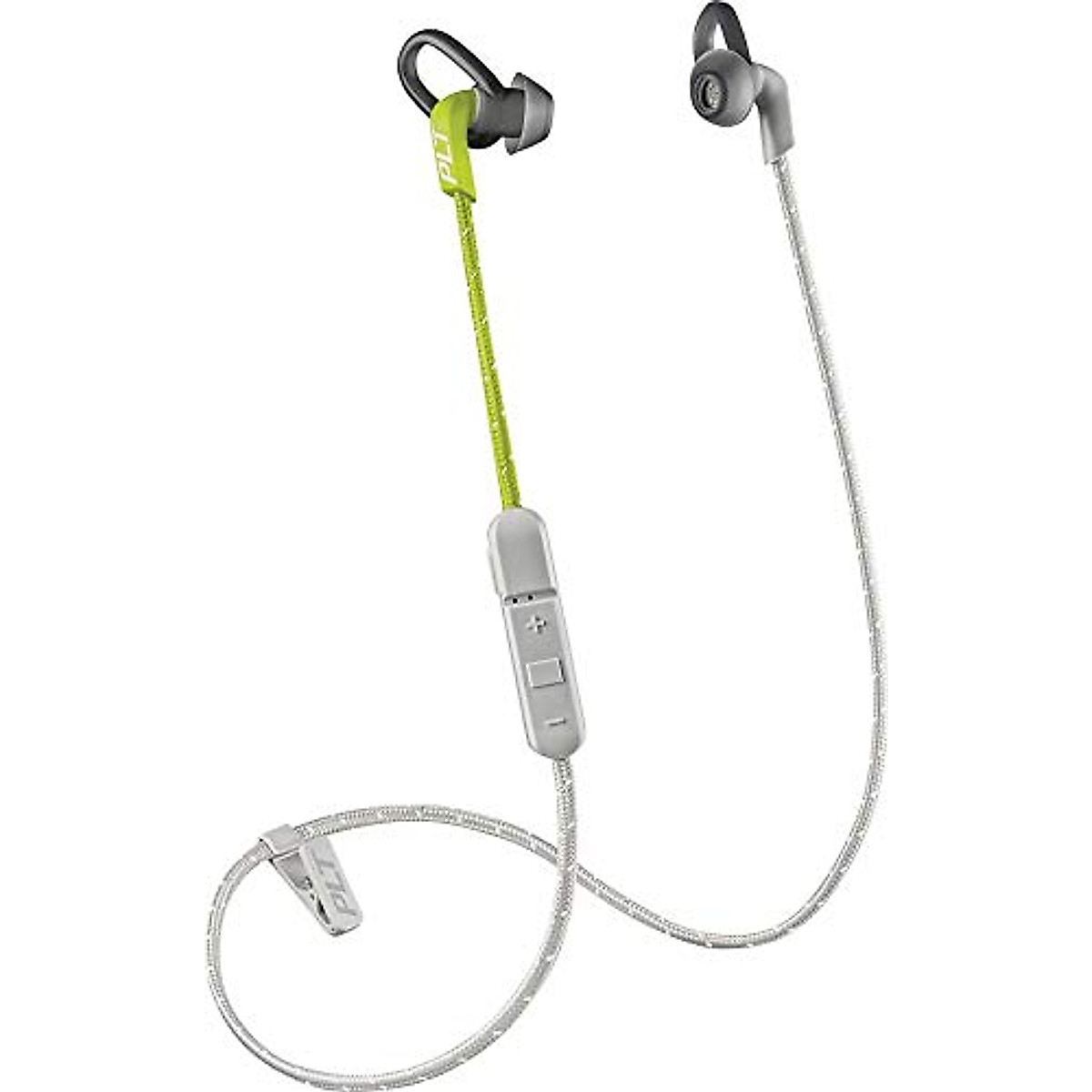 Plantronics BackBeat FIT 305 Sweatproof Sport Earbuds, Wireless Headphones (Green) (Renewed)