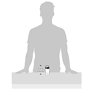 Prepara Evak Compact Glass Food Storage, 6 Ounce, Black