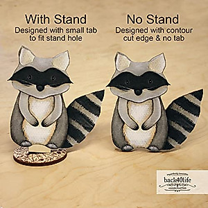 Forest Critters Painted Wooden Animal Cutout Shapes (Small (bundle of 8))