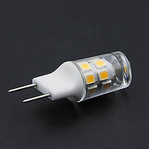 G8/GY8.6 LED Light Bulb 3 Watts Warm White - G8 Base Bi-pin Xenon JCD Type LED 120V 20W Halogen Replacement Bulb,Under-Cabinet Light.Pack of 5 (Warm White)… ………