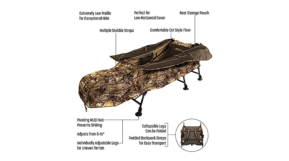 Momarsh Invisi Lay Blind System - Ultimate Waterfowl Hunting