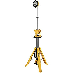 DEWALT 20V MAX LED Work Light, 3000 Lumens of Brightness with 3 Modes, Tripod Base, Bare Tool Only (DCL079B)