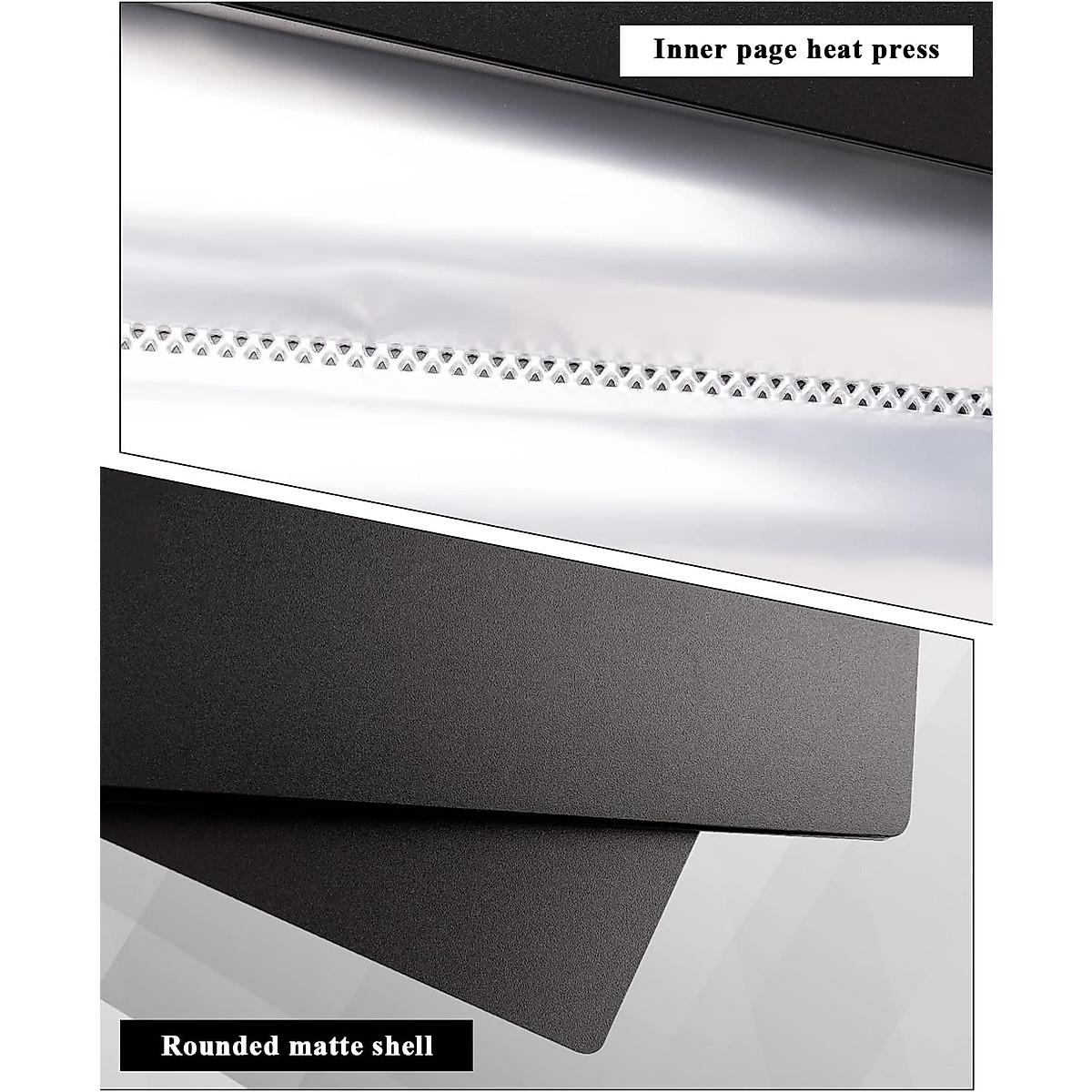 Premium Art Portfolio 3 Packs 11"x17" Presentation Book - Black Folder with Plastic Sleeves for Artwork Professional Display Book for Artists and Creatives