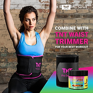 TNT Firestarter Workout Enhancer Sweat Gel: Hot Cream for Tummy Belly Firming, Sweet Scent - Thigh & Arm Hot Sweat Cream: Exercise Thermogenic Cream for Men & Women, Skin Tightening Heat Lotion