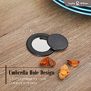 Sophia & William Patio Dining Set 5 Pieces Outdoor Furniture Set, 4 Swivel Chairs Textilene 1 Square 37"x 37" Umbrella Table for Outdoor Garden Lawn Pool Easy to Care Weather Resistant