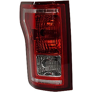 Evan Fischer Driver Side Tail Light Assembly Compatible with 2015 2016 2017 Ford F-150 With Bulb CAPA
