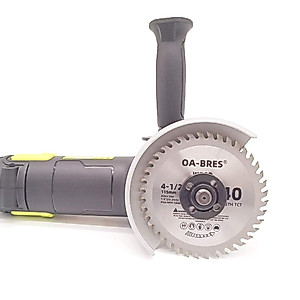 3Pack 4-1/2-Inch 40T TCT Circular Saw Blade with 7/8-Inch Arbor, Carbide Tipped Teeth General Purpose Hard & Soft Wood Cutting Saw Blade for Angle Grinder