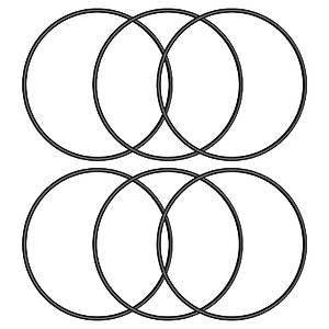 Water Filter O Ring 151122 Whole House Water Filter Gasket Compatible with Pentek Big Blue Water Filter System Cartridge Lid Seal Ring -6 Pack