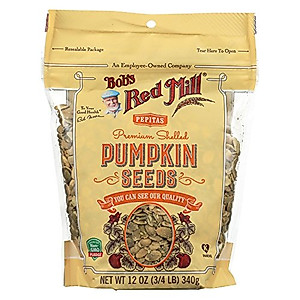 BOB'S RED MILL, Seeds, Pumpkin, Pack of 6, Size 12 OZ, (Gluten Free Kosher)