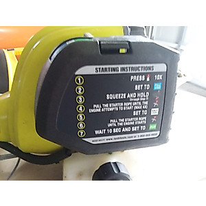 YOIQI For Ryobi Air Filter Cover & Air Filter-RY251PH RY252CS RY253SS RY253SSVNM 308649003, black, sdfh-102394