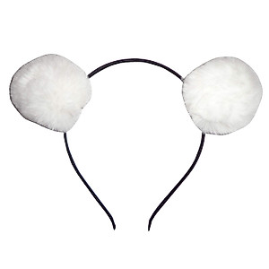 Pom Pom Headband Hairband Headwear Head Hoop Animal Cute Soft Fluffy Style for Girls Boys Costume