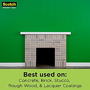 Scotch Painter's Tape 2060-48MP ScotchBlue Rough Surface Painters Tape, 1.88" Width, Green