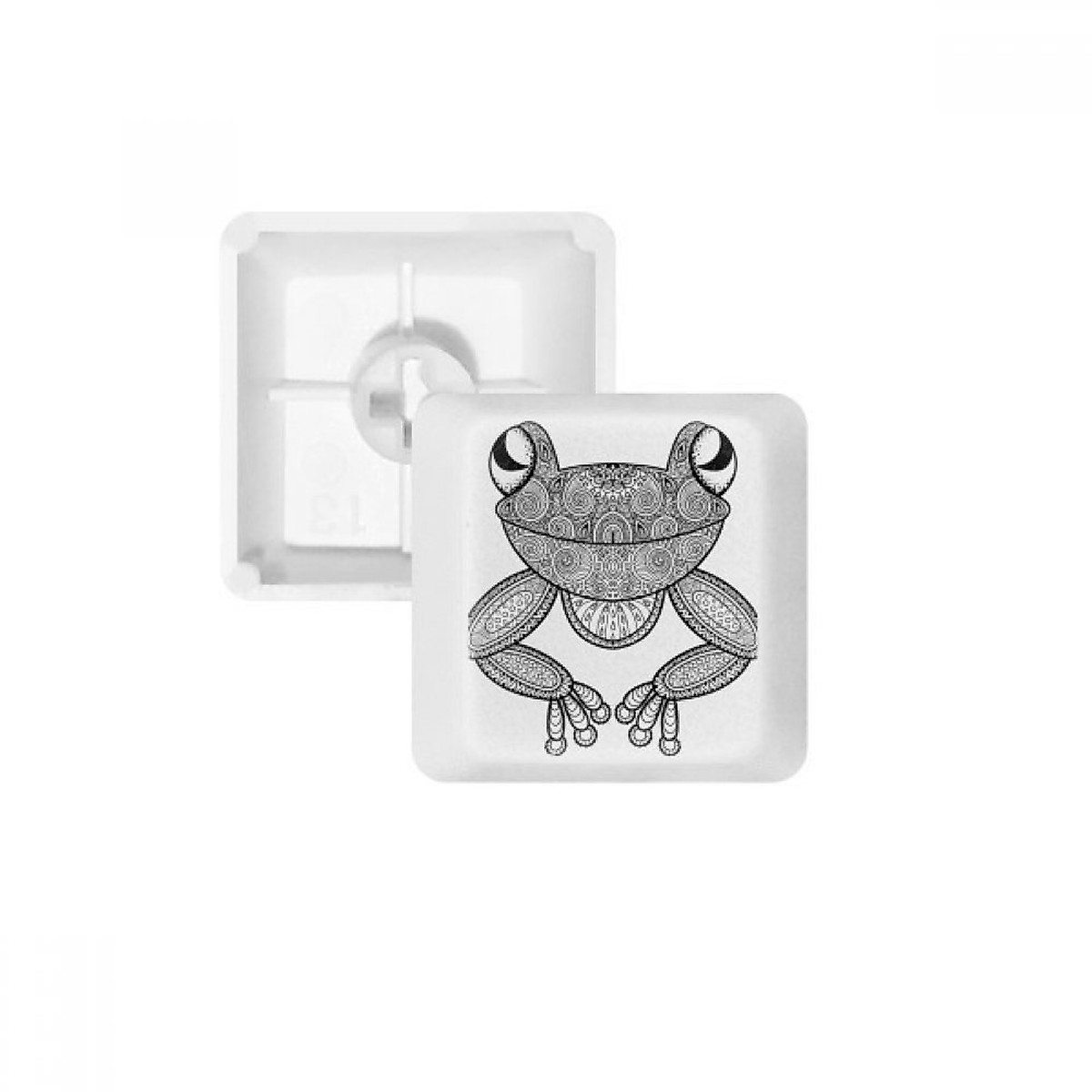 DIYthinker Paint Small Frog Green Keycap Mechanical Keyboard PBT Gaming Upgrade Kit