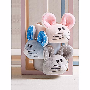 Stephan Baby Ouch Mouse Comfort Toy + Boo Cube, Pink