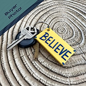 Coach Lasso 'Believe' Motivational Keychain - Perfect for Fans of The New Hit Show