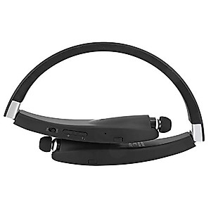 Dilwe SX‑991 Wireless Stereo Bluetooth5.0 Headphones Neckbands with Retractable Earbuds,Foldable Bluetooth5.0 Headphones Speaker 2 in 1,Universal Sports Earphone,for Home Office,Video Conference