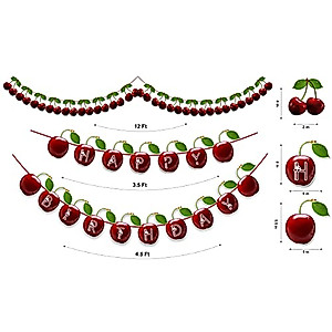 Seyal®- Cherry Theme Birthday Party Supplies