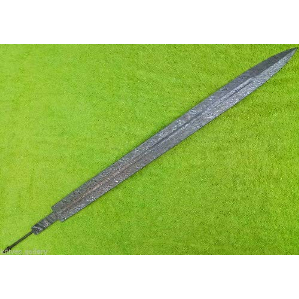 Damascus Steel Blank Blade Custom Handmade 32" Damascus Sword Blank Blade for knife making