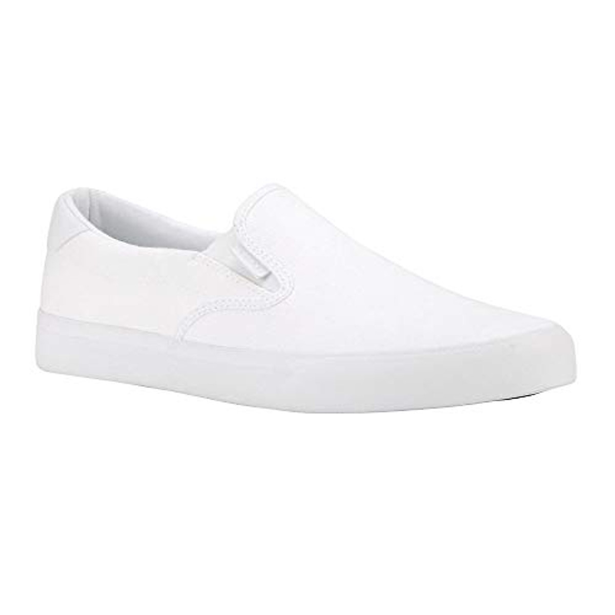 Lugz Mens Clipper Slip On Sneakers Shoes Casual - White - Size 8.5 M