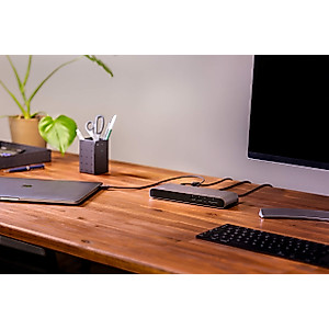 Elgato Thunderbolt 3 Pro Dock – With 50 Cm Thunderbolt Cable, 40Gb/S, Dual 4K Support, 2x Thunderbolt 3 (USB C), 4x USB 3.0, SD/Micro SD Card Reader, Audio I/O, Gigabit Ethernet, Aluminum Chassis.