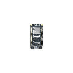 Sipeed Maix M1s Dock tinyML RISC-V Linux AI Development Board with RISC-V CPU BLAI 100GOPS NPU Built-in 768KB SRAM 64MB UHS PSRAM 16MB eMMC for IoT Edge Computing Support FreeRTOS Linux OS