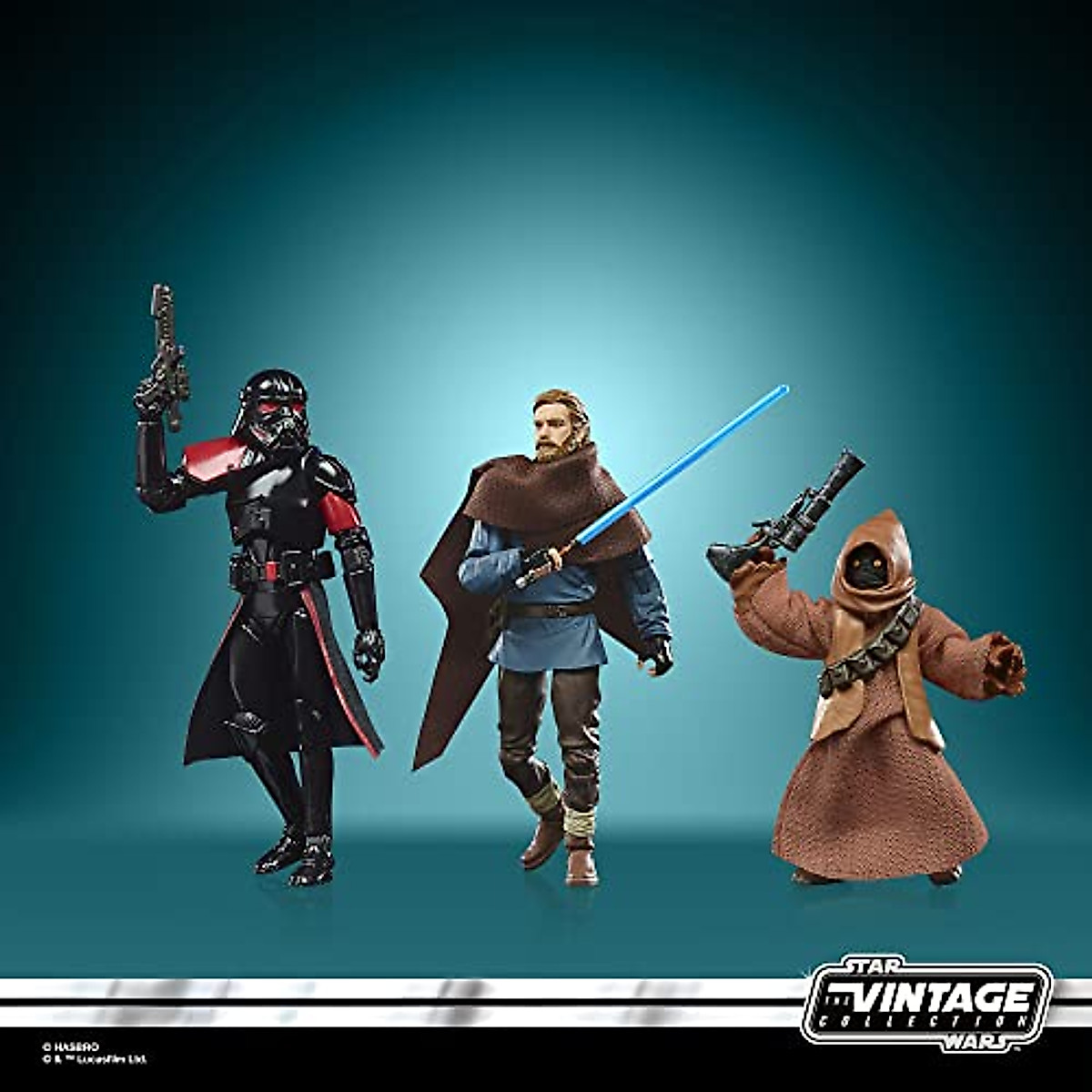 STAR WARS The Vintage Collection OBI-Wan Kenobi Multipack Toys, 3.75-Inch-Scale Action Figures, Kids 4 and Up