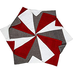 Bliss Casa Washcloths Set (12 x 12 Inch, 12 Pack) – 100% Cotton Washcloths for Face, Highly Absorbent Soft Face Towels, and Quick Drying Fingertip Towels for Daily Use (Emerson, Red Combo)