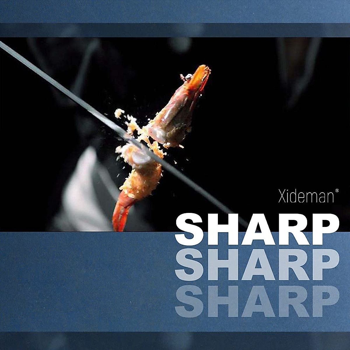 Xideman Innovative Ultra-Sharp 2-IN-1 Serrated Forged Knife For Dinner and Steak. 6 Piece High carbon Stainless Steel Steak Knife Sets, 9.14" Hammered Solid Handle Dinner Knives. (Silver Gold)