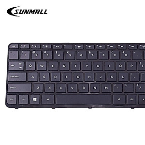 SUNMALL Mate Laptop Keyboard with Frame Compatible with HP Pavilio 15-f 15-g 15-r 15-e 15-f387wm 15-d035dx 15-f233wm 15-f272wm 15-f010wm 15-n290nr 15-e 15-f222wm 15-f271wm US Layout
