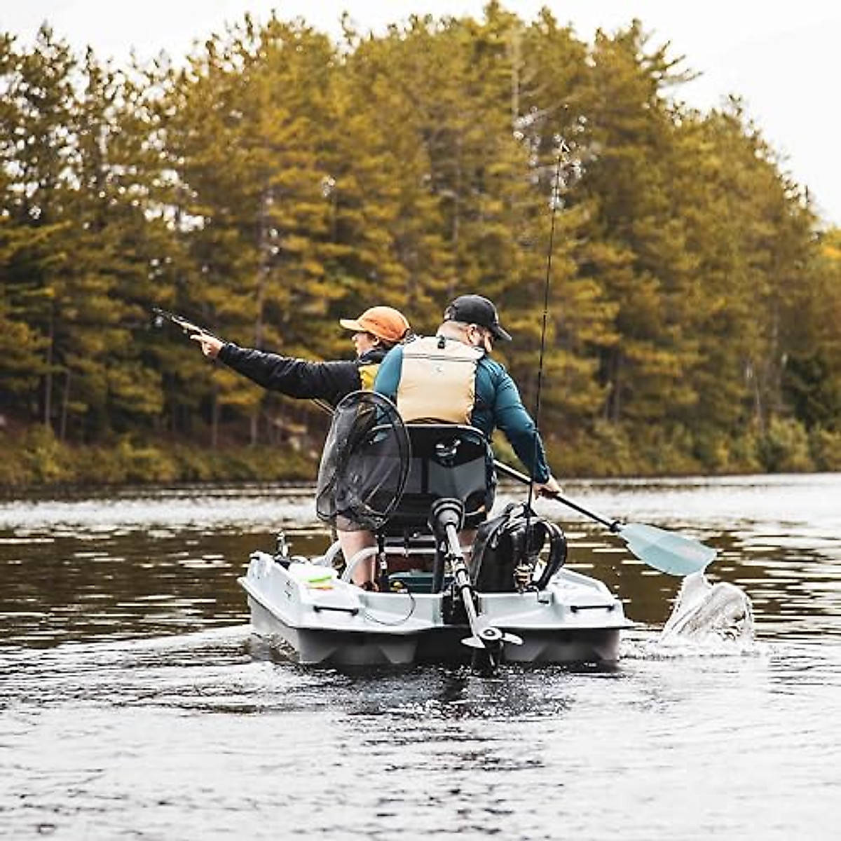 Pelican T-Curved Ergo Handle - Perfect to Convert Your Kayak Paddle into a Single Oar - 4.9 x 4.1 x 1.5 in - Black