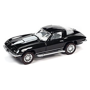 Johnny Lightning JLMC029 Muscle Car VER B 1967 Car Corvette 427 Green Poly