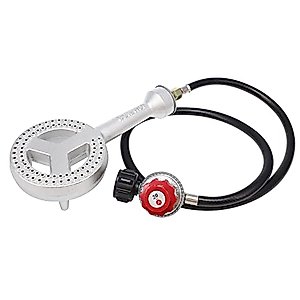 GasOne 50250+2109 Gas ONE High Pressure Cast-Iron Burner Head with Brass Fitting Orifice