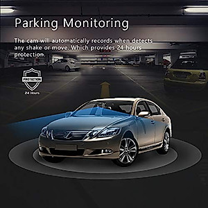 Innosinpo Dash Cam【2021 New Version】 1080P FHD DVR Car Dashboard Camera Recorder 3" LCD Screen 170° Wide Angle, Super Night Vision, G-Sensor, WDR, Parking Monitor, Loop Recording, Motion Detection