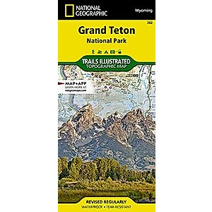 Grand Teton National Park Map (National Geographic Trails Illustrated Map, 202)