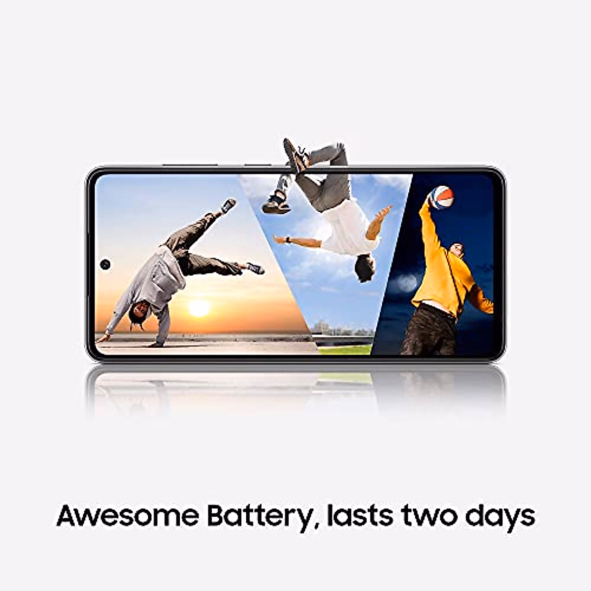 Samsung Galaxy A32 5G (64GB, 4GB) 6.5" 90Hz Display, 48MP Quad Camera, All Day Battery, 4G Volte GSM Unlocked (T-Mobile, Metro, AT&T, Global) International Model A326W (Awesome Black) (Renewed)