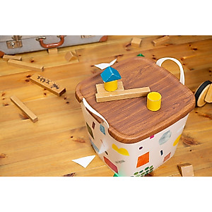 Stacksto 4580377251084 Cherry Wood Style Basket (On Bucket) by mooq