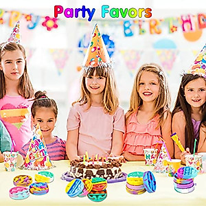 Fidget Toys Pop Party Favors for Kids 4-8 Its kids Toys Sensory Toys Fidgets Squishy Toys 30PCS Toddler Toys Stress Toys Goodie Bag Stuffers Classroom Prizes Gift Baby Toy Mini Keychain for Boys Girls