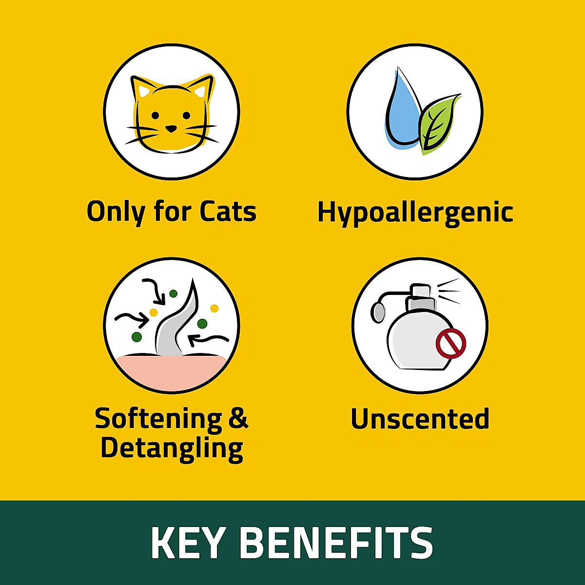 Breezytail PetO'Cera Mist Sensitive - Itch Relief Spray for Cats | Fragrance-Free & Unscented | Regain Healthy Skin with Ceramide | Dry, Irritated Skin Solution | 5.07oz…