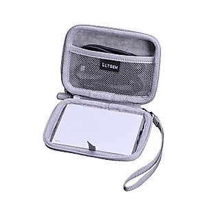 LTGEM EVA Hard Case for LaCie Mobile Drive 1TB 2TB 4TB 5TB External Hard Drive HDD – USB-C USB 3.0, for Mac and PC Computer Desktop Workstation Laptop，