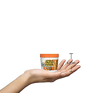 Garnier Fructis Damage Repairing Treat 1 Minute Hair Mask with Papaya Extract for Shine and Scalp Health, 3.4 Fl Oz (Pack of 1)