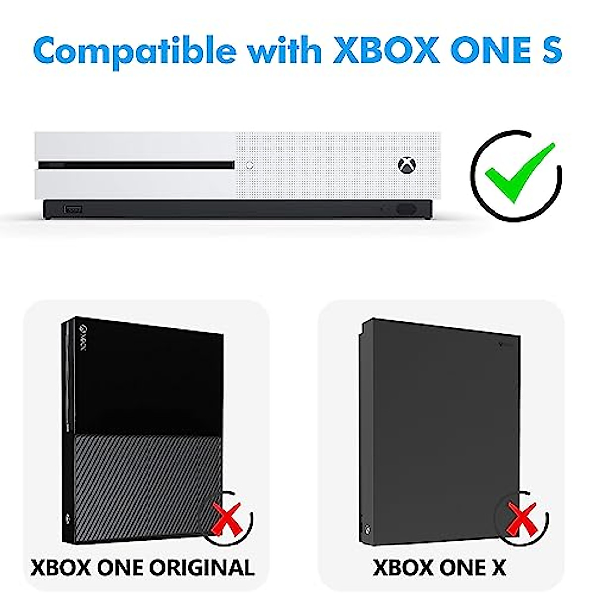 Wall Mount for Xbox One S, Metal Wall Mount Holder for Xbox One S, Space Saving Hanging On Wall Xbox One S Wall Mount