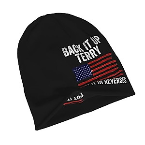 YVNUM Back It Up Terry Put It in Reverses Winter Beanie Hats for Men Women,Warm Cozy Knitted Cuffed Skull Cap