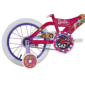 Dynacraft Barbie Sweets 16" Kids Bike - Sweet Design, Sturdy Build, Easy Assembly - Ideal for Young Riders Learning to Ride