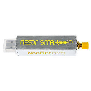 NESDR SMArTee XTR SDR - Premium RTL-SDR w/Extended Tuning Range, Aluminum Enclosure, Bias Tee, 0.5PPM TCXO, SMA Input. RTL2832U