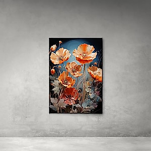 Samsung Frame TV Art, Abstract Flowers print, Floral print, Spring Flowers print, print print, Flower Art for Frame TV, Canvas, Art Print