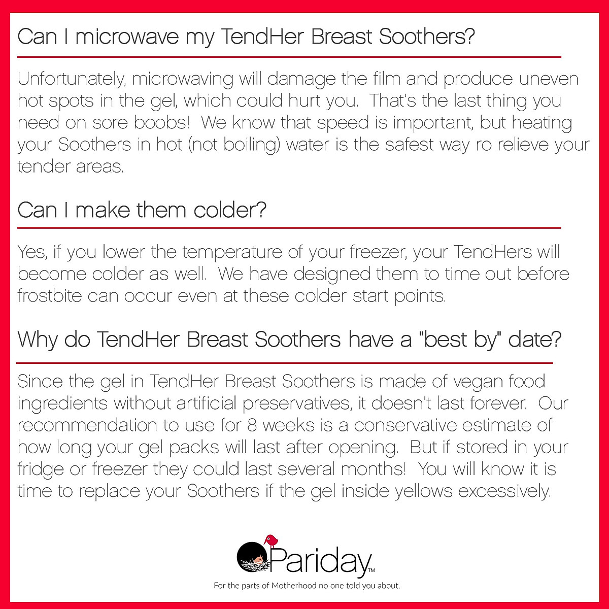 TendHer Reusable Soothing Breastfeeding Gel Pads with Absorbent Covers, Hot or Cold Packs for Nursing Pain Relief from Sore Nipples, Engorgement and Clogged Ducts, Pack of 2 Gel Packs and Sleeves