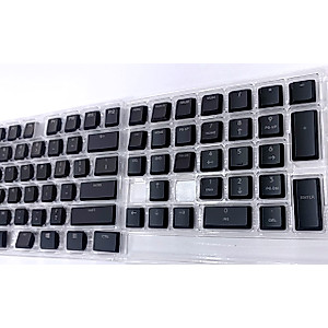 wj forG915 Full Set of 109/87 Keycaps Replacement G915/G913/G815/G813 TKL RGB Gaming Mechanical Keyboard (109 Keys Black G915)