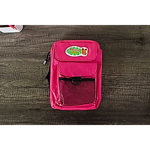 Adventure Bible Cover for Girls, Zippered, with Handle, Nylon, Pink, Medium