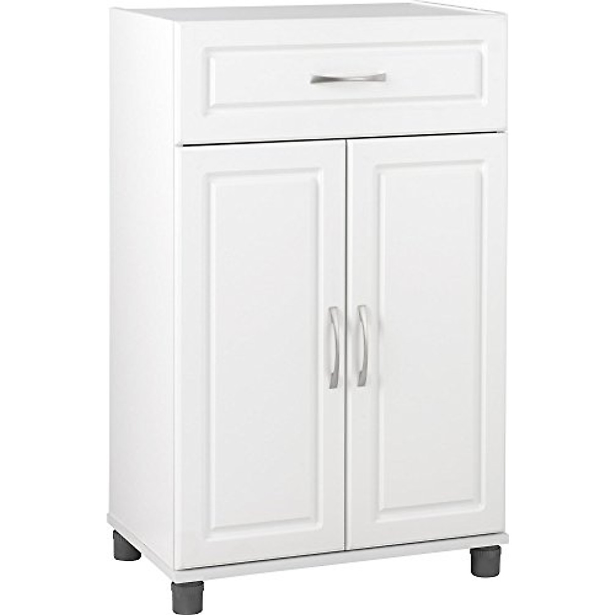 SystemBuild Kendall 1 Drawer/2 Door Base Storage Cabinet 24" - White