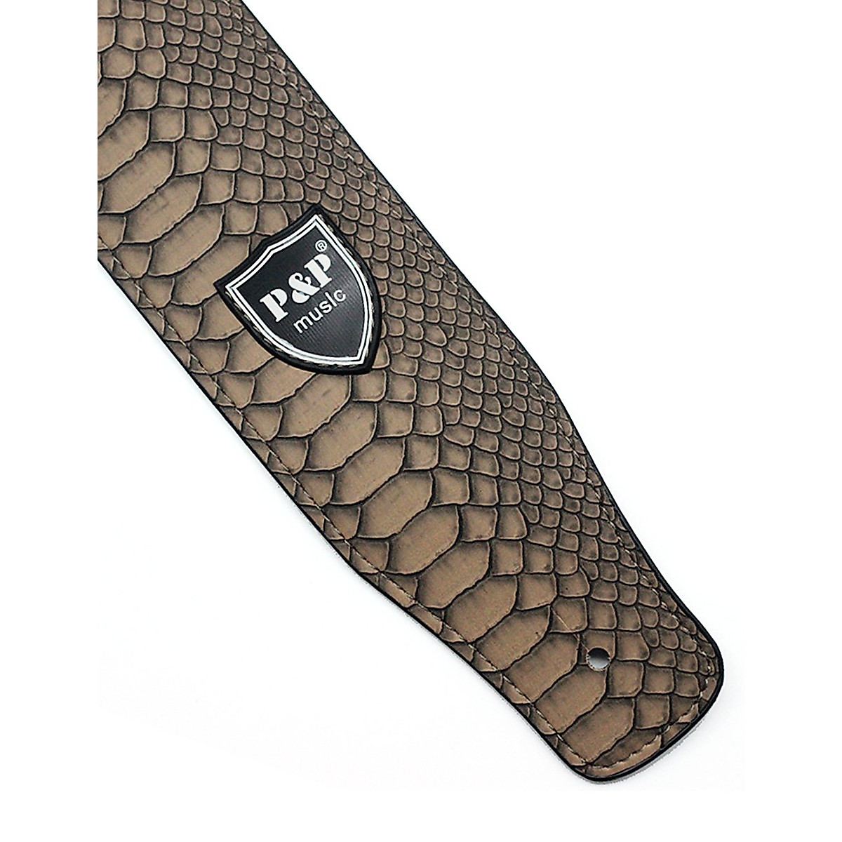 Serpentine Adjustable length Guitar Strap, PU Leather Guitar Strap Electric Guitar Strap, Acoustic Guitar Strap and Bass Strap